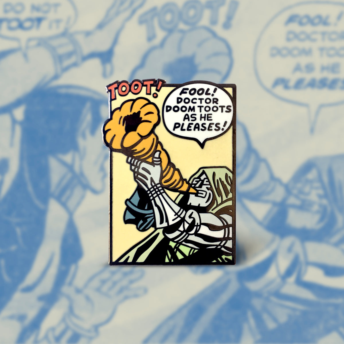 Doom Toots Enamel Pin – HighFivePins