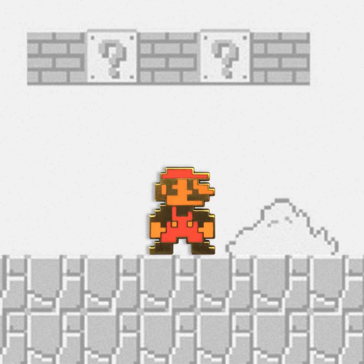 8-Bit Mario Enamel Pin – HighFivePins