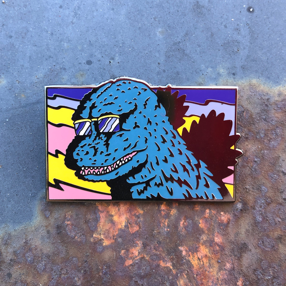 Cool Godzilla Enamel Pin – HighFivePins
